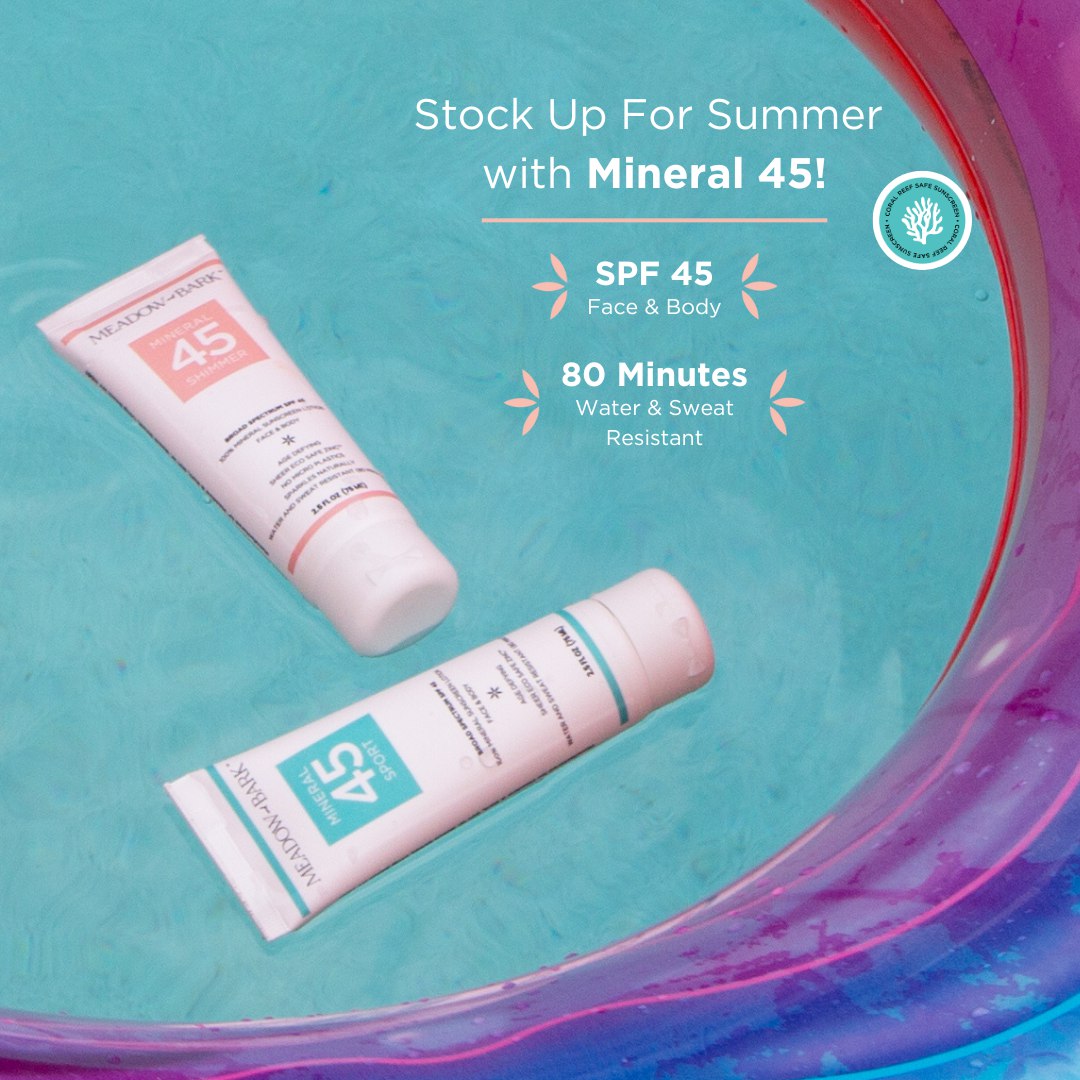 Mineral 45 Sunscreen – Meadow and Bark